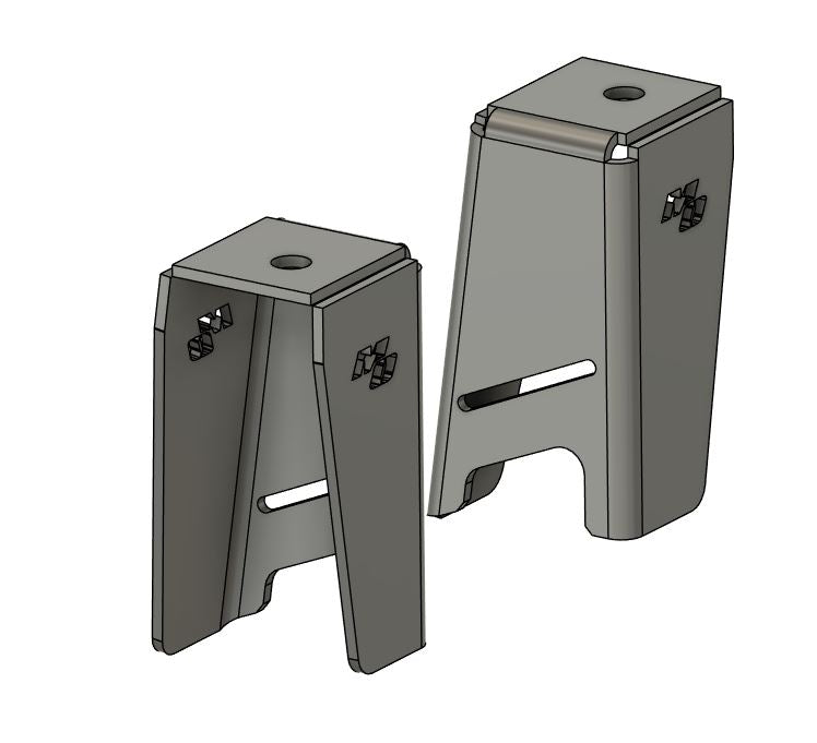 RAM 1500 DS UPGRADED FRONT TRAY MOUNTS – MONSTER OFFROAD